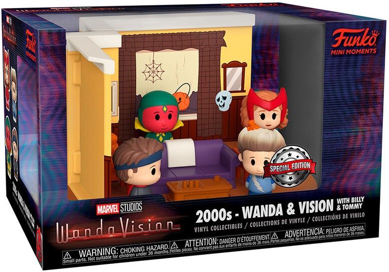 Figurina Funko POP Mini Moments WandaVision S Wanda Vision With Billy Tommy Special