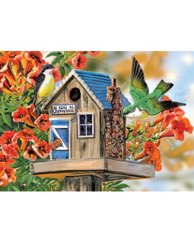 Puzzle Eurographics de 300 XL piese – Casa pentru pasari si hranitor ...