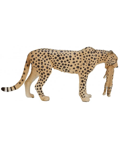 Figurină Mojo Animal Planet - Ghepard femelă cu pui | Ozone.ro