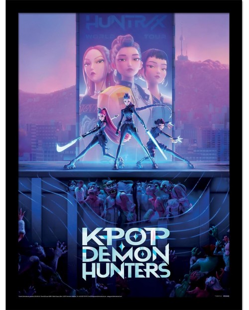 Poster cu ramă Pyramid Animation: KPop Demon Hunters - Movie Key Art ...