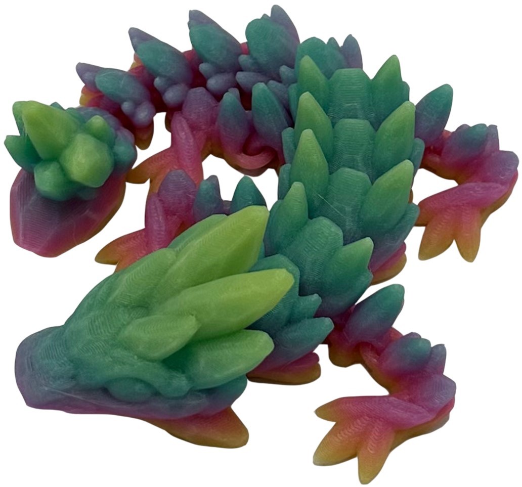 3D Print 3D Morph Lab - Pui de dragon, piatră prețioasă, gradient ...