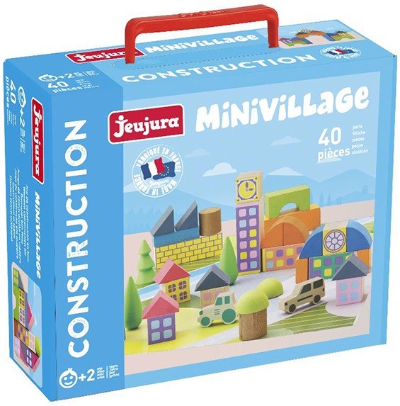 Constructor din lemn Vilac - Mini sat | Ozone.ro