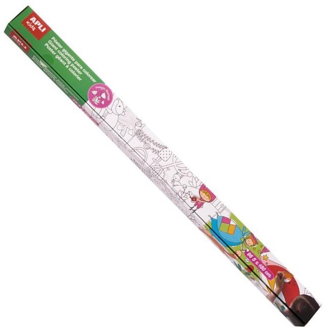 Poster de colorat pentru copii APLI Kids - Padurea magica | Ozone.ro