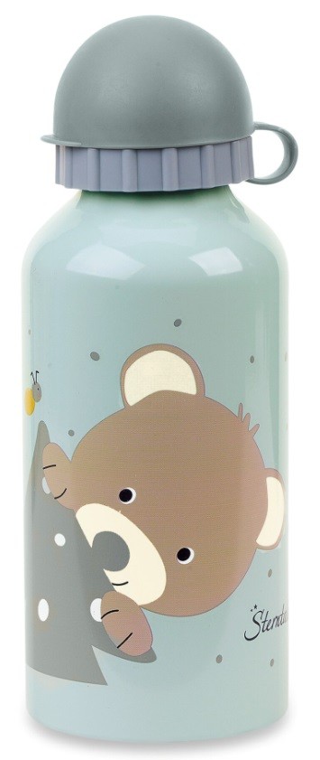 Sticla de aluminiu pentru copii pentru apă Sterntaler - Ursul Ben, 400 ...