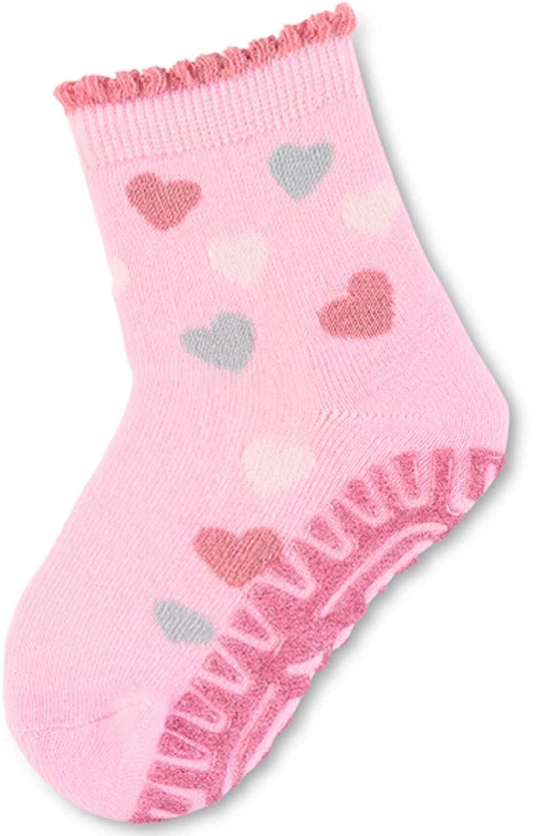 Șosete pentru copii cu talpă din silicon Sterntaler - inimă, mărimea 25 ...