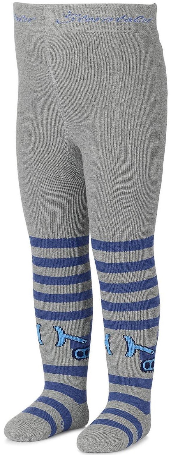 Dres termic pentru copii Sterntaler - Tractor, 80 cm, 12-18 luni, gri ...