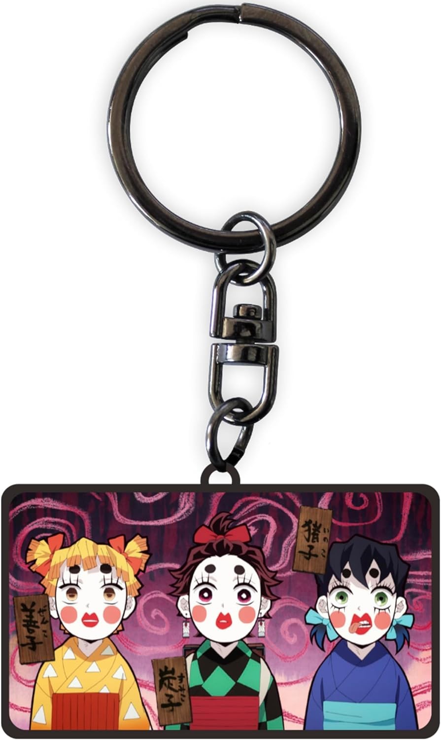 Breloc ABYstyle Animation: Demon Slayer - Sumiko, Zenko & Inoko | Ozone.ro