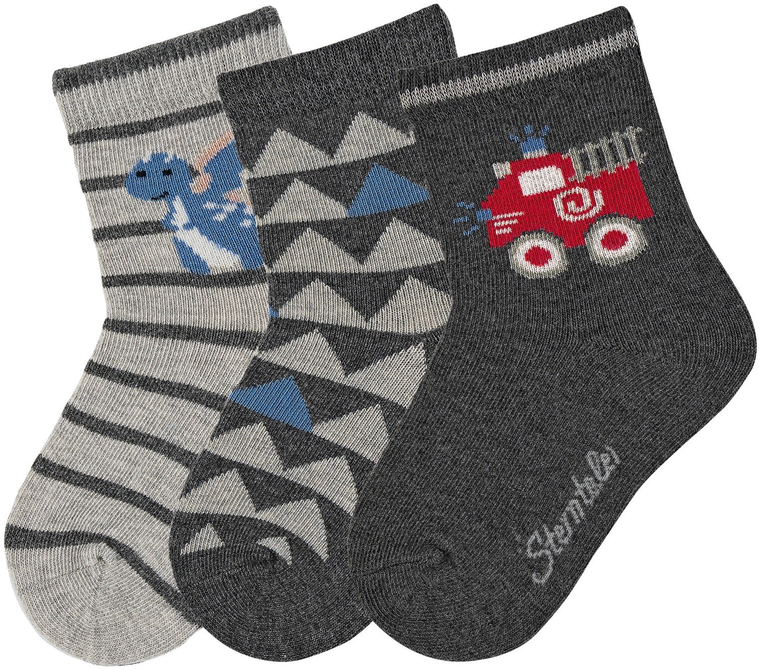 Set șosete pentru copii Sterntaler - Pentru băiat, mărimea 17/18, 6-12 ...