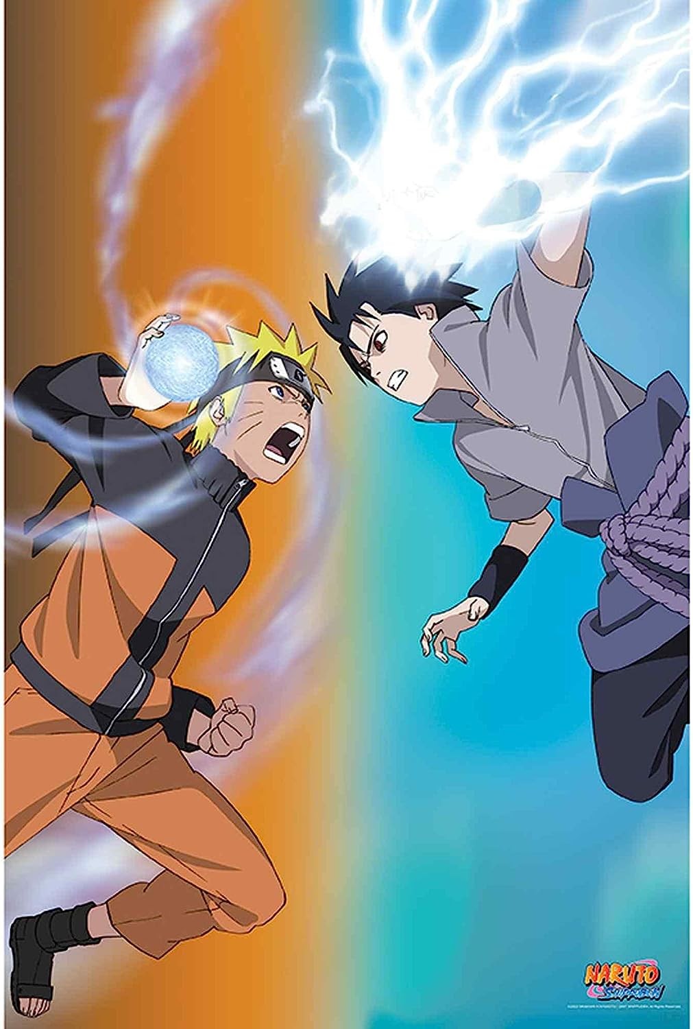 GB eye Animation Maxi Poster: Naruto Shippuden - Naruto vs Sasuke ...