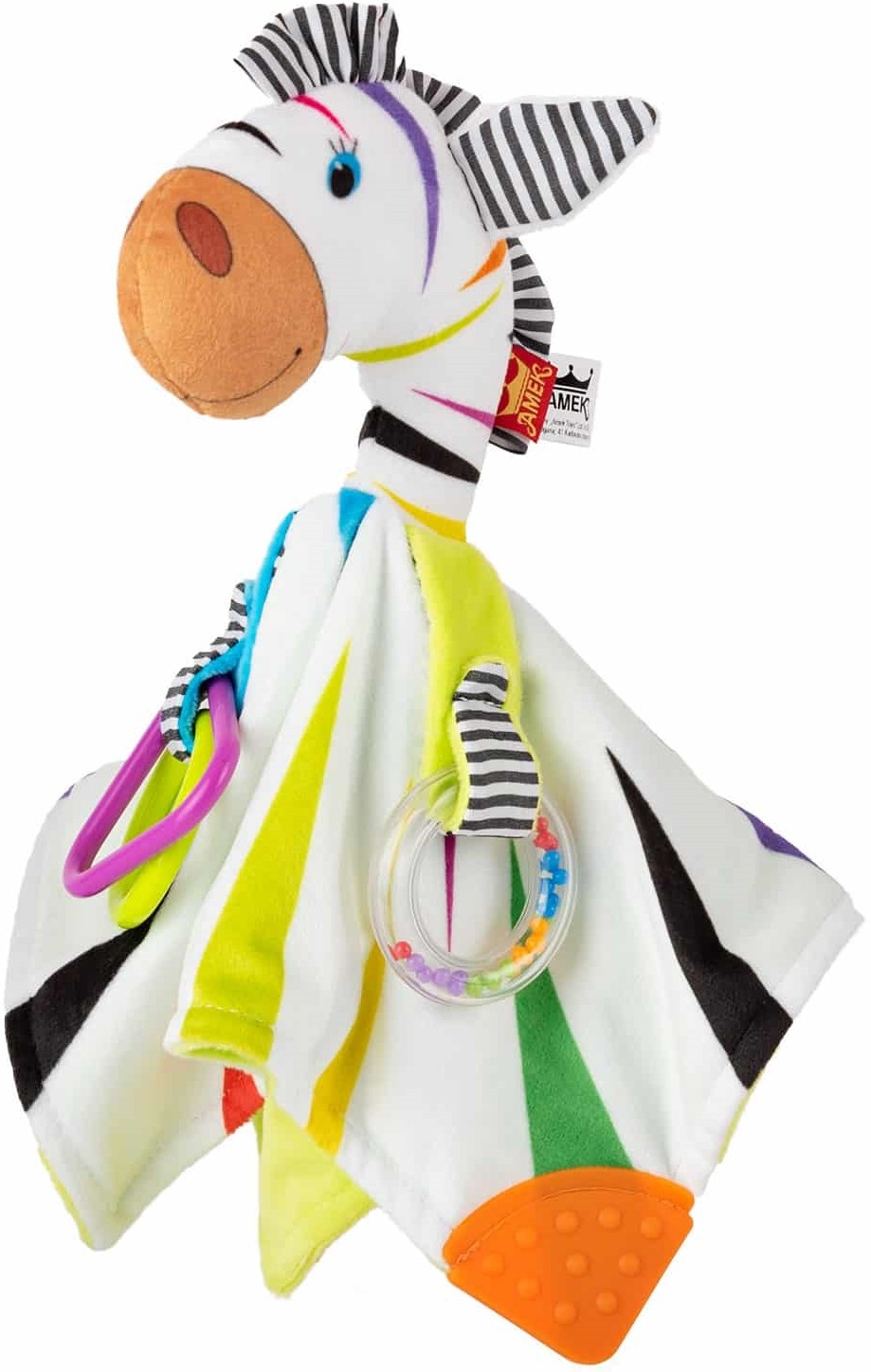 Jucărie moale de imbratisare Amek Toys - Zebră | Ozone.ro