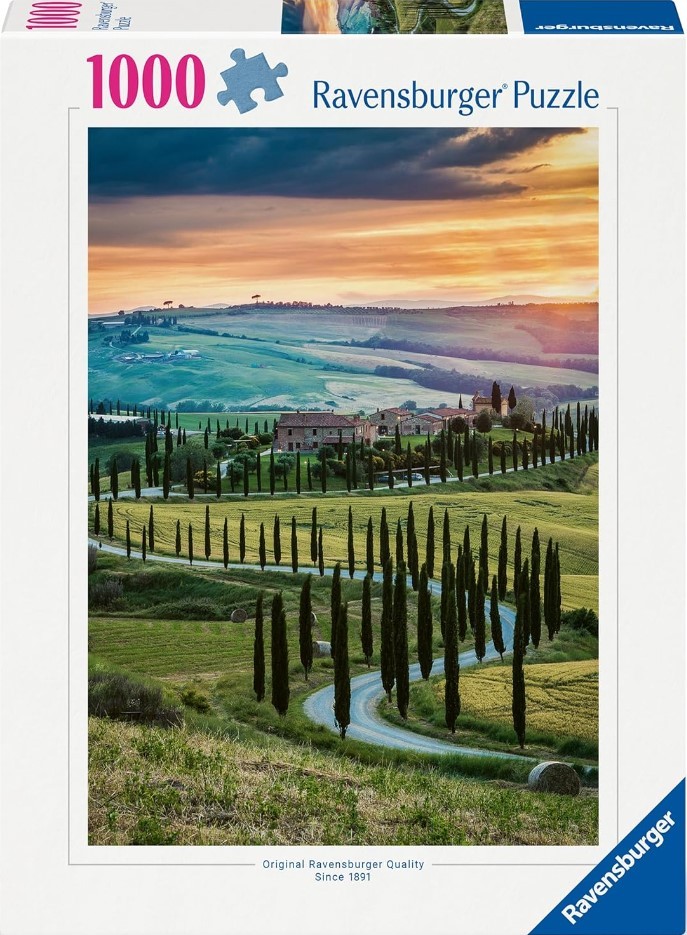 Puzzle Ravensburger din 1000 de piese - Val d'Orcia, Toscana | Ozone.ro