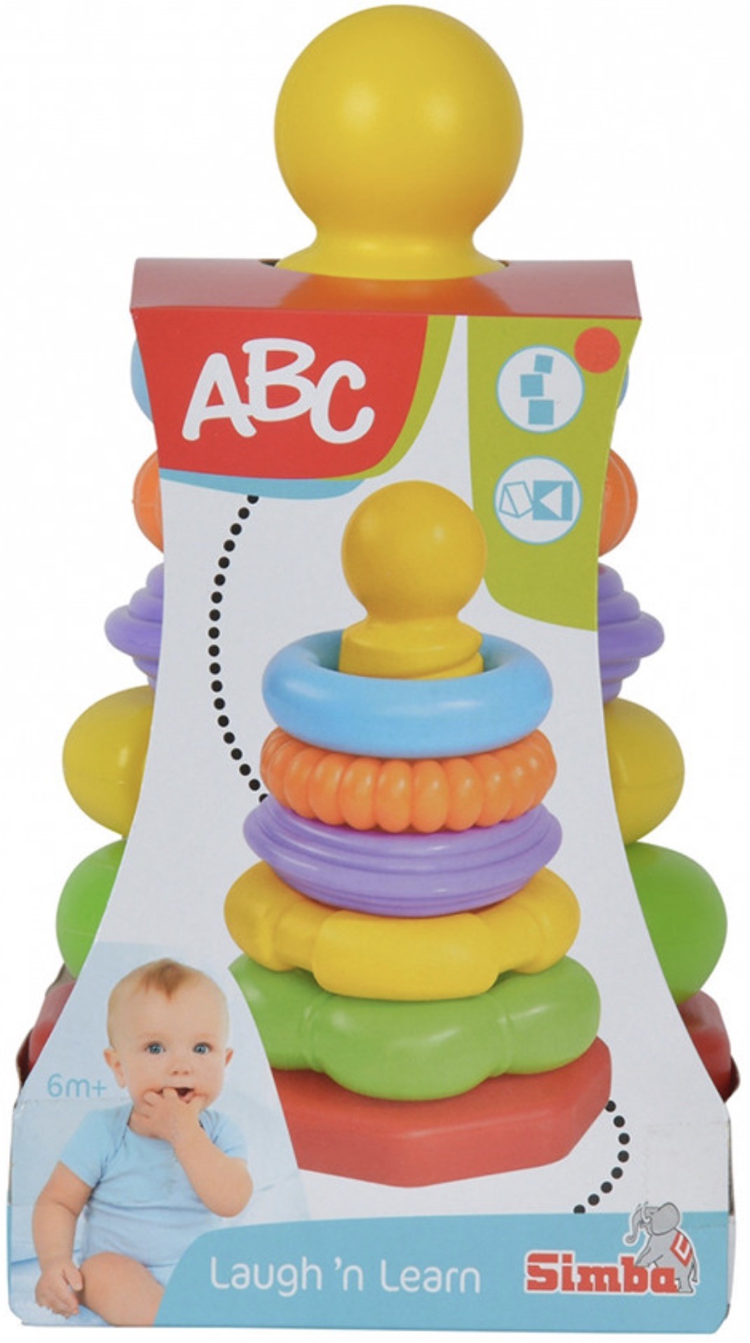 Piramidă pentru înșirat Simba Toys ABC | Ozone.ro