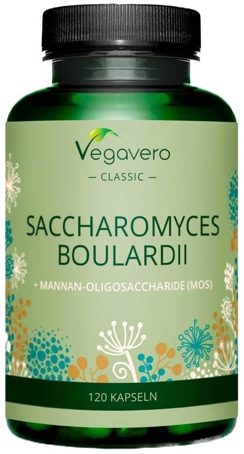 Saccharomyces Boulardii + Mannan-Oligosaccaride, 120 capsule, Vegavero ...