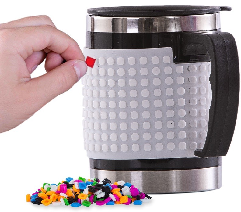 Cană termică Pixie Crew - alb, 400 ml | Ozone.ro