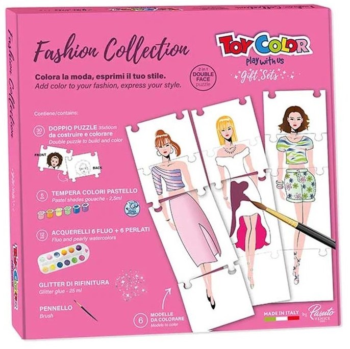 Set creativ de colorat Toy Color - Colecție de modă | Ozone.ro