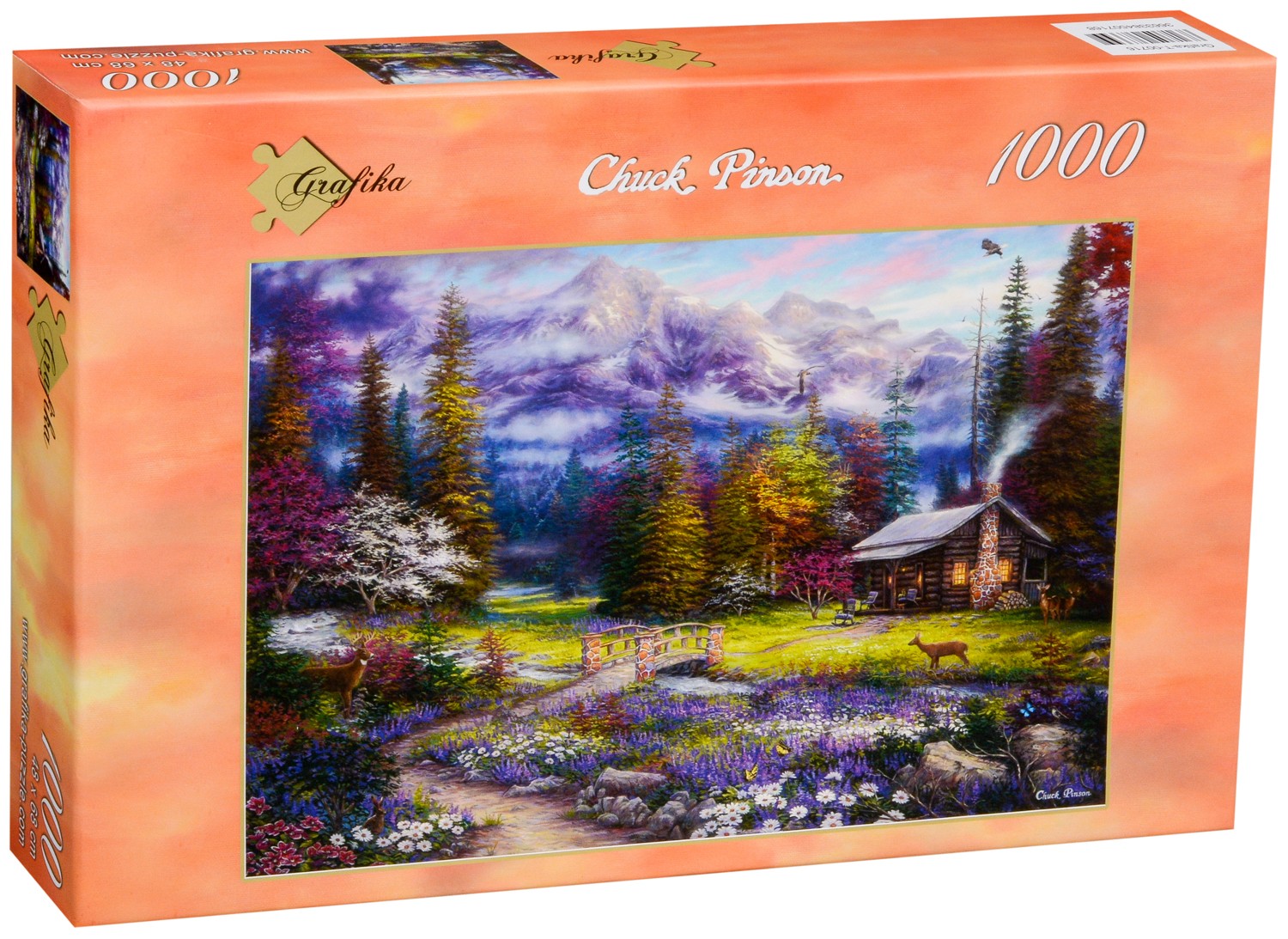 Puzzle Grafika din 1000 de piese - Inspiratia pajistilor de primavara ...