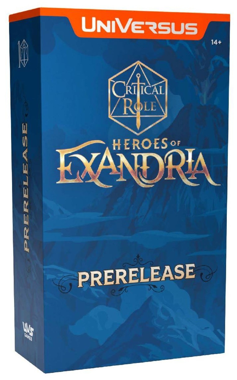 UniVersus CCG: Critical Role - Heroes Of Exandria Prerelease Event Kit ...