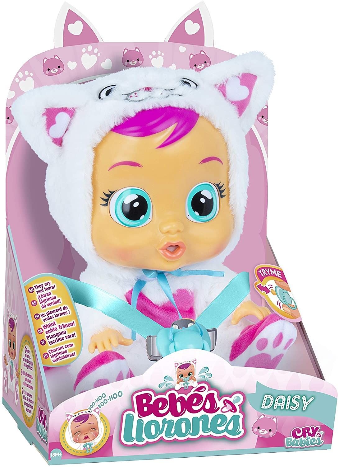Păpușă care plânge cu lacrimi IMC Toys Cry Babies , cu lacrimi - Daisy ...