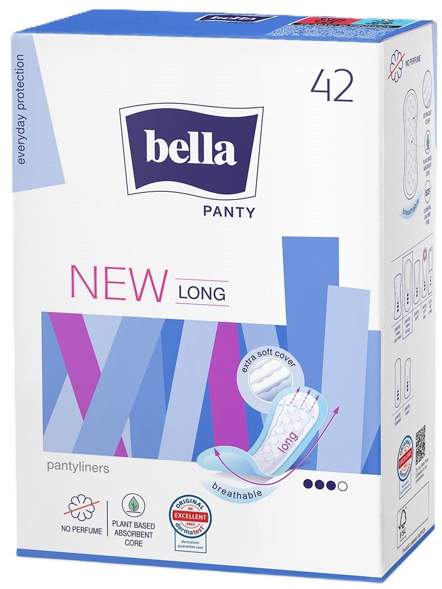 Bella Panty Absorbante zilnice New Long, 42 buc | Ozone.ro