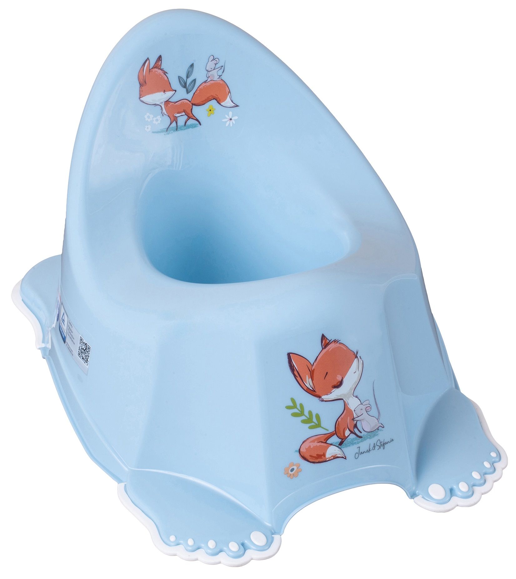 Tega Baby Anatomical Musical Potty - Forest Fairy Tale, albastru | Ozone.ro