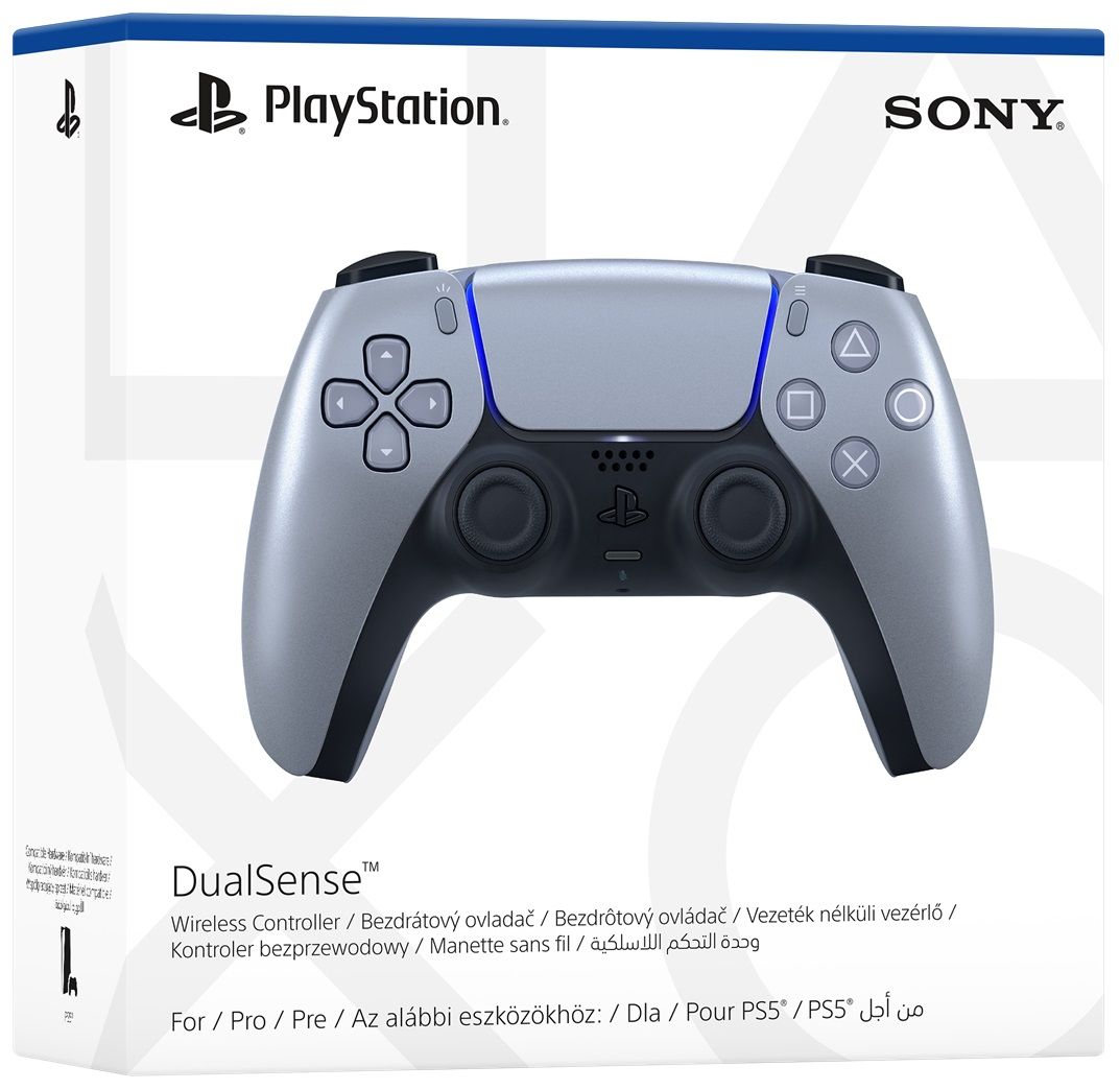 Controler fără fir DualSense - Sterling Silver | Ozone.ro
