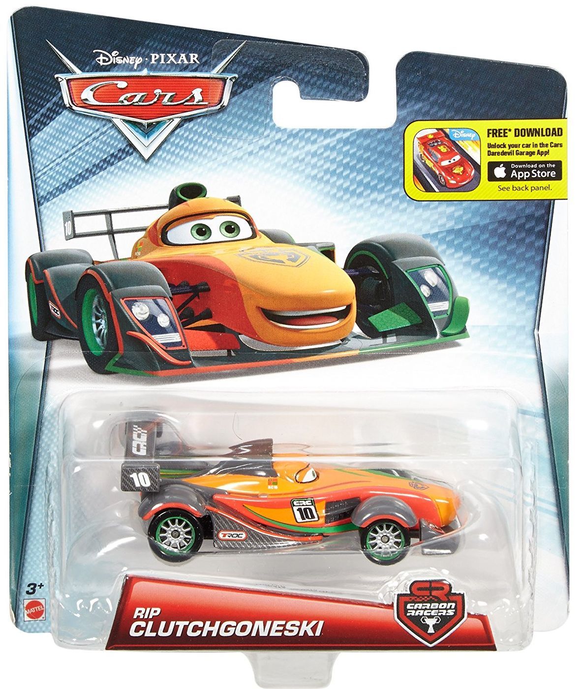Mattel Cars Carbon Racers Cart - Rip Clutchgonesk | Ozone.ro