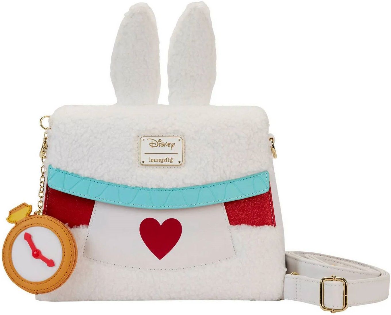 Geantă Loungefly Disney: Alice in Wonderland - White Rabbit Cosplay ...