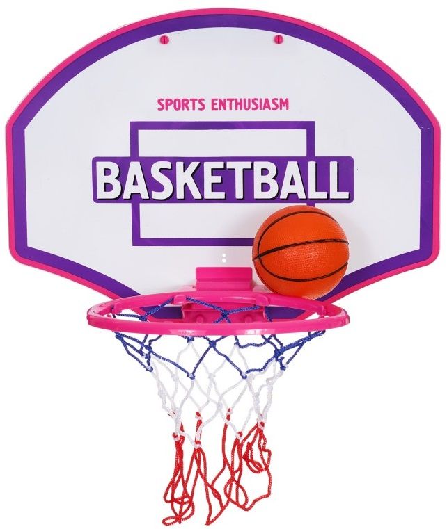 Set pentru copii GT - Tablă de perete pentru baschet cu minge și pompă ...