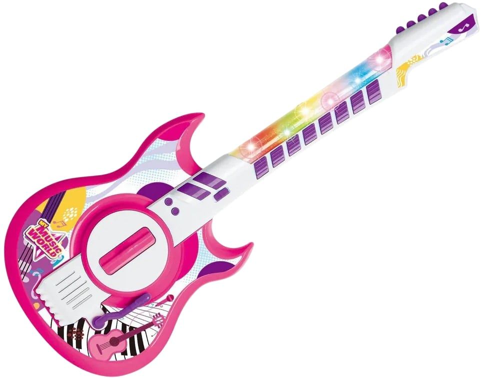 Chitară electronică pentru copii Yifeng - My Music World, roz | Ozone.ro