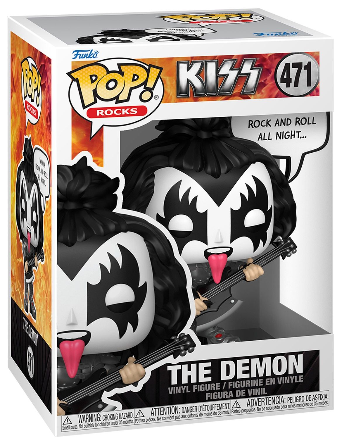Figurină Funko POP! Rocks: Kiss - The Demon (Rock & Roll All Night ...