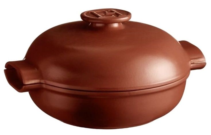 Castron ceramic pentru inducție Emile Henry - Delight, 2,5 L, roșu ...