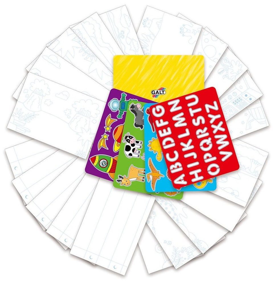 Set de desenat cu sabloane Galt - Animale | Ozone.ro