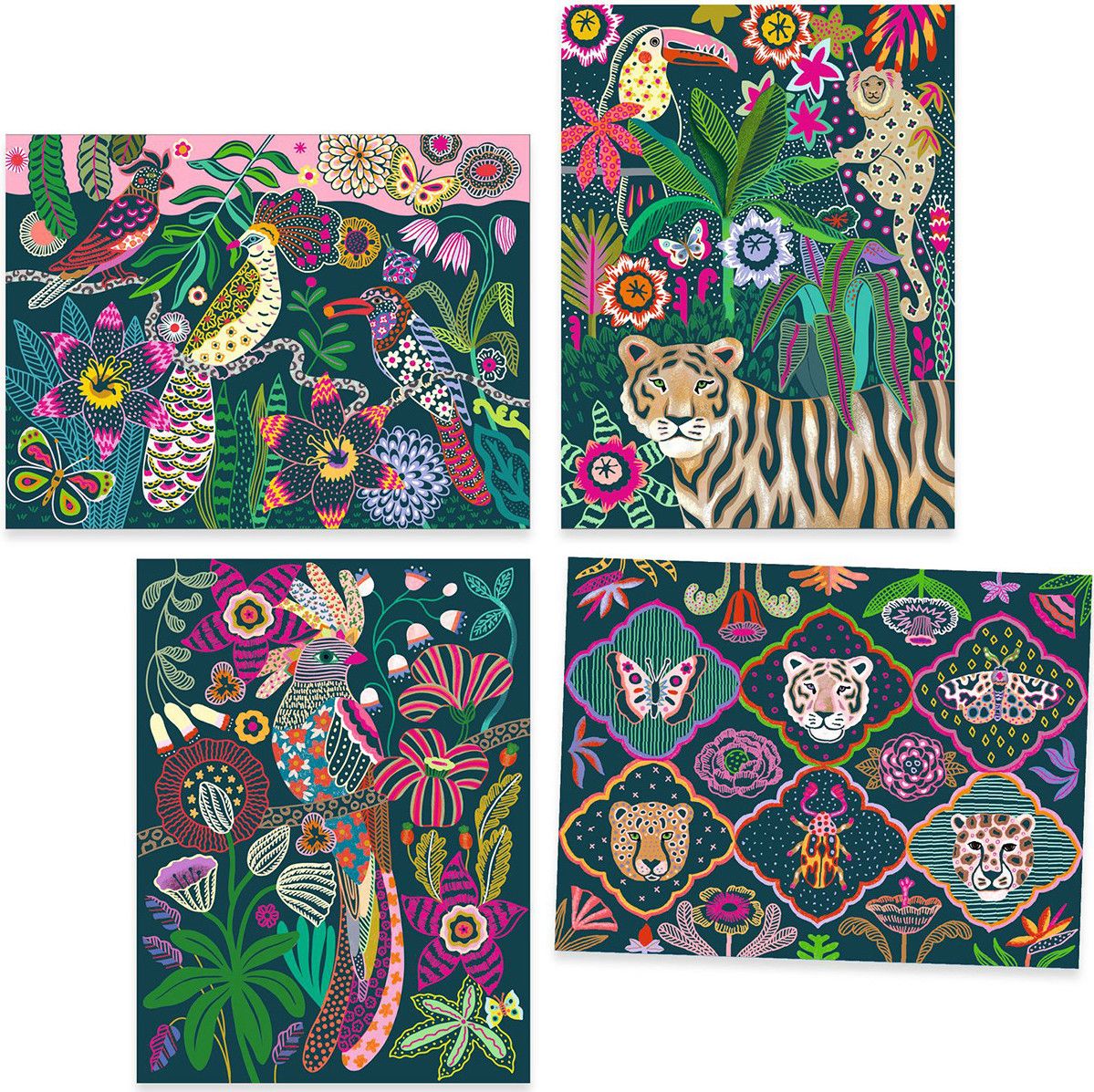 Set carduri de razuit Djeco - Rococo | Ozone.ro