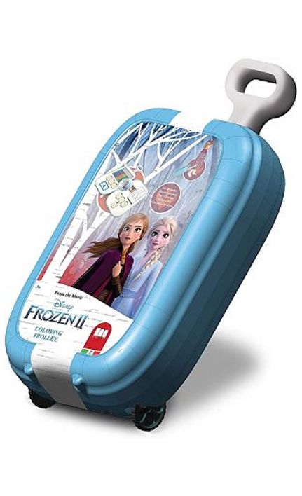Set de colorat într-o cutie pe roți Multiprint - Frozen, asortiment ...