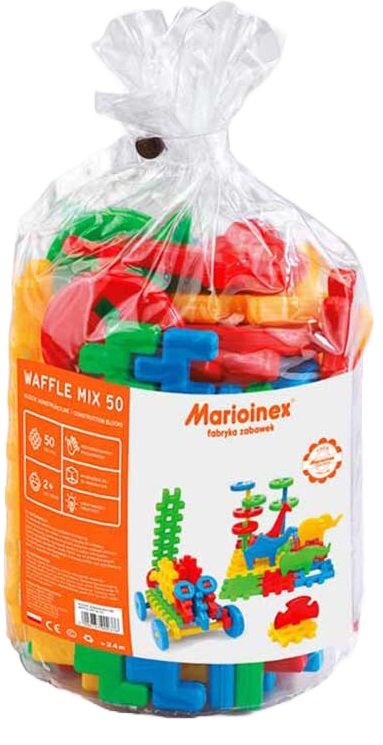 MarioInex Waffle Blocks Constructor, 50 de piese | Ozone.ro