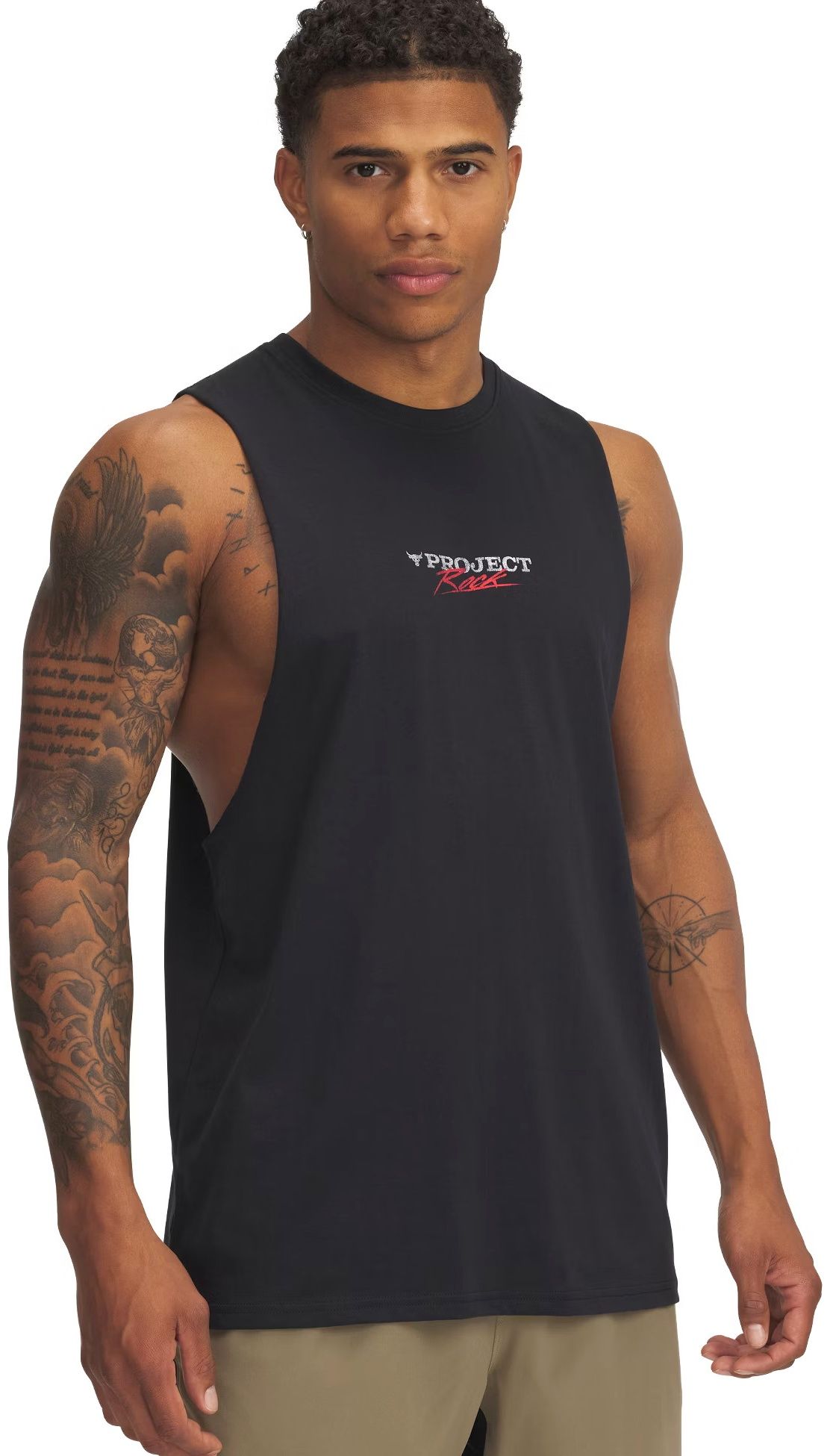 Maieu pentru bărbați Under Armour - Project Rock, negru | Ozone.ro