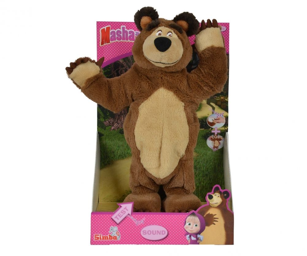 Jucarie de plus muzicala Simba Toys Masha si Ursul - Ursul dansator ...