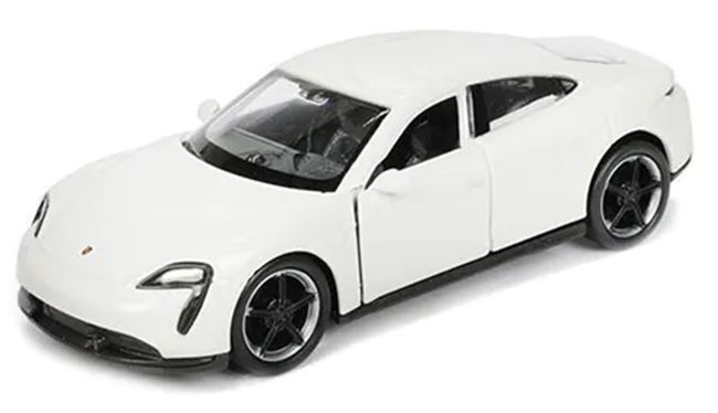 Mașinuță metalică Welly – Porsche Taycan Turbo S, scară 1:24 | Ozone.ro