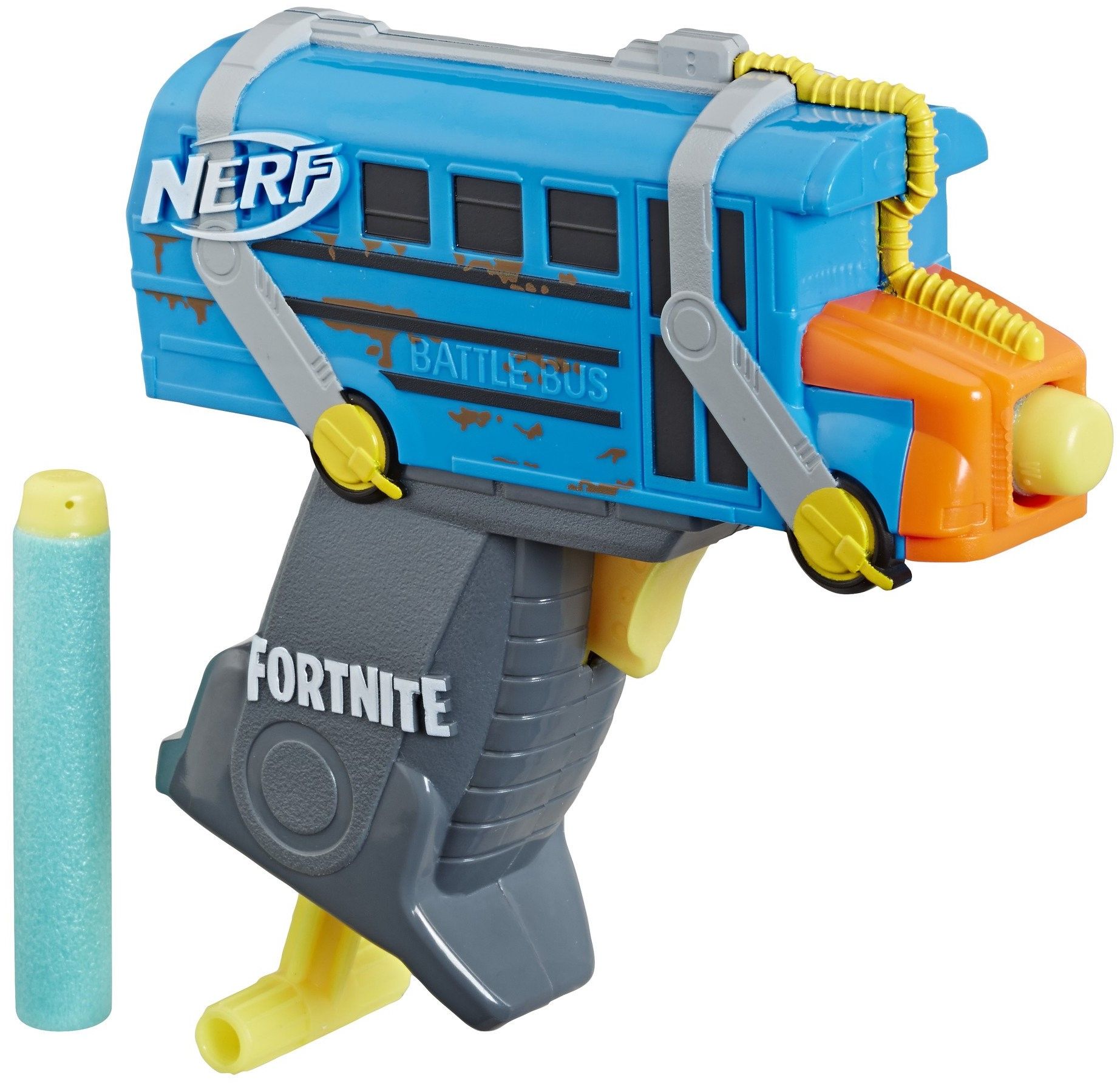 Pistol Nerf Fortnite - N-Strike Elite Microshots, Micro Battle Bus ...
