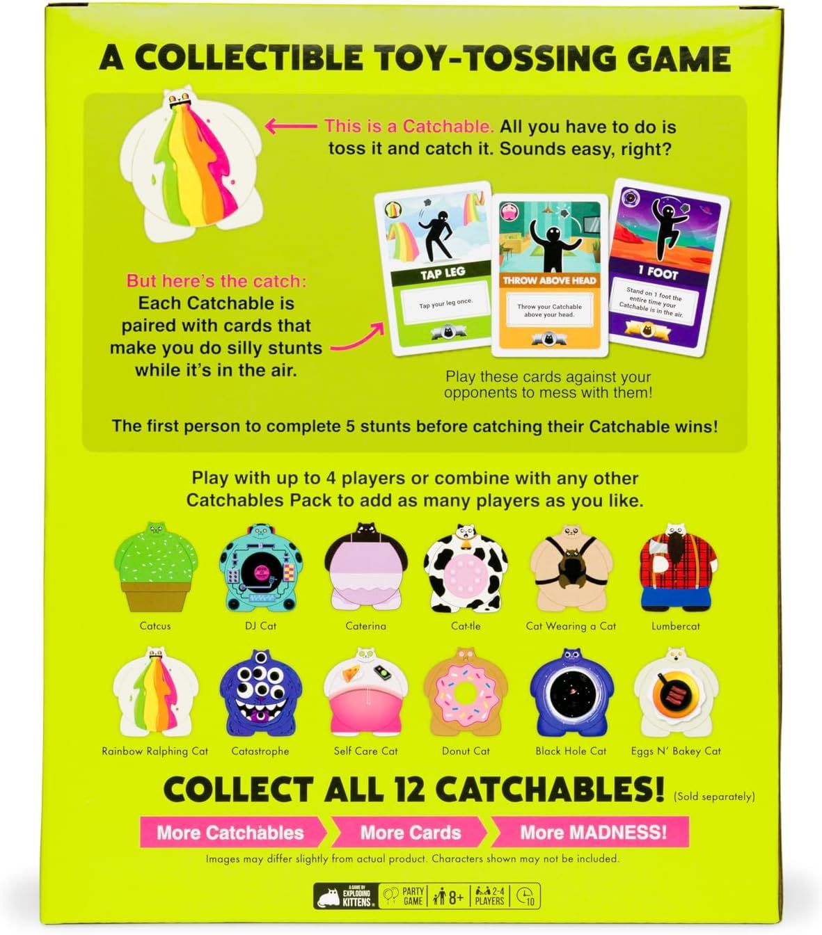 Joc de societate Exploding Kittens: Catchables 4 - Pack - Party | Ozone.ro