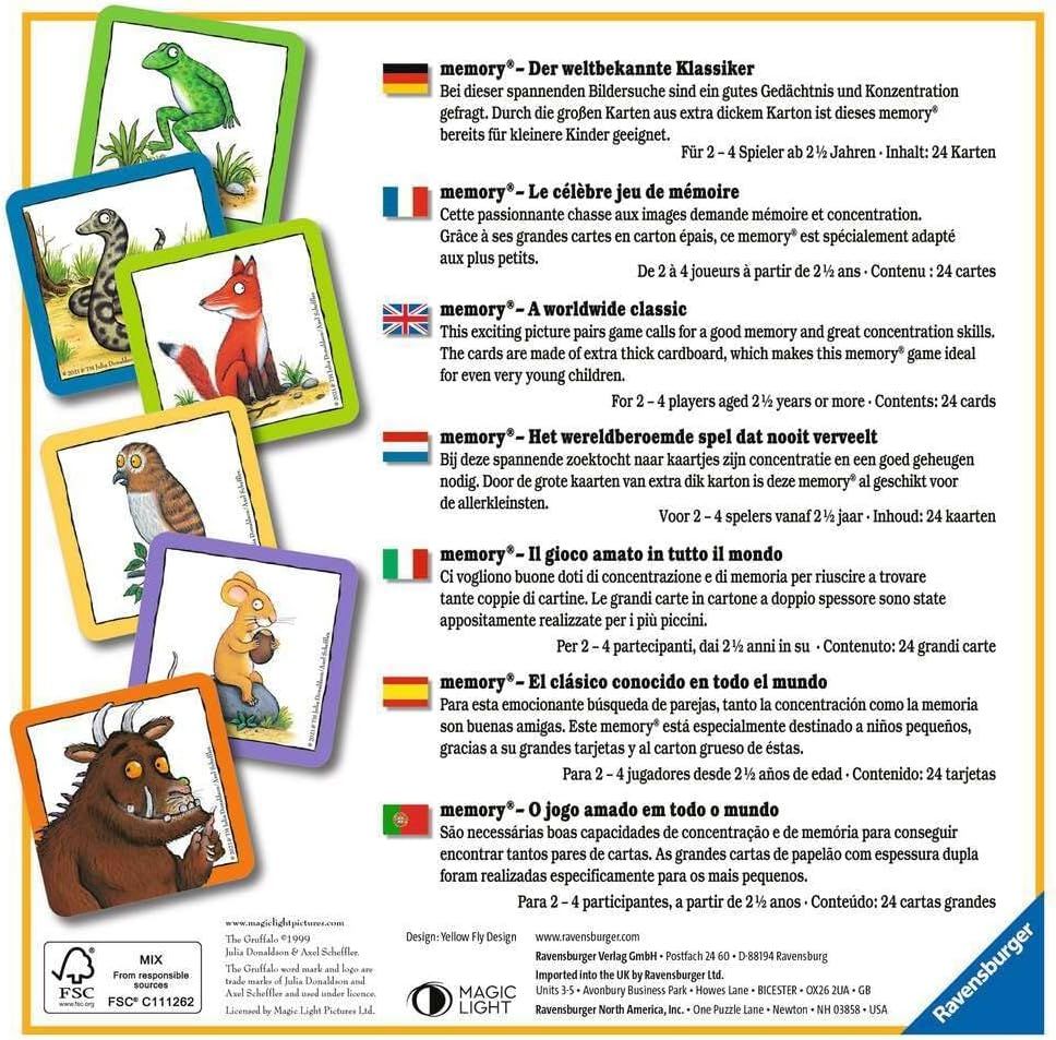 Joc de societate My First Memory: Gruffalo - Pentru copii | Ozone.ro