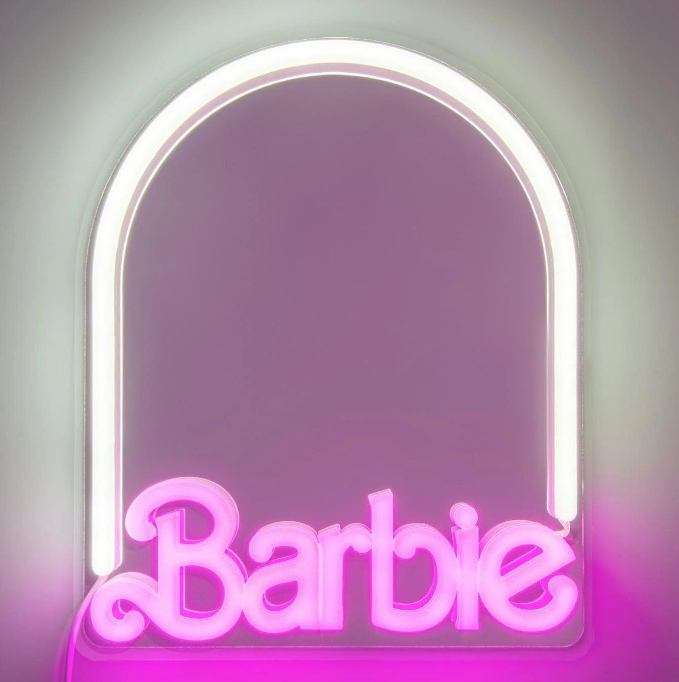 Oglindă Paladone Retro Toys: Barbie - Neon Logo | Ozone.ro