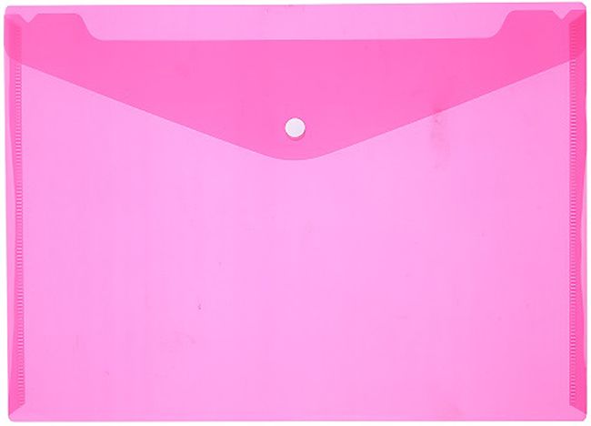 Mapa cu clips Deli Aurora - E5505, A4, transparenta, rosie | Ozone.ro