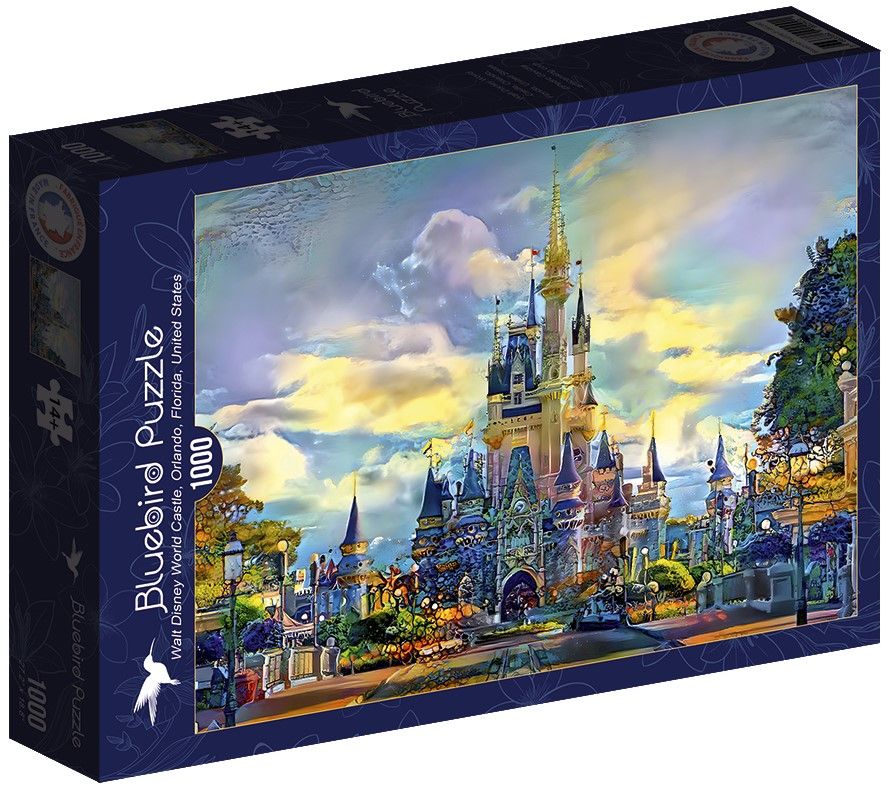 Puzzle Bluebird din 1000 de piese - Castelul Walt Disney | Ozone.ro