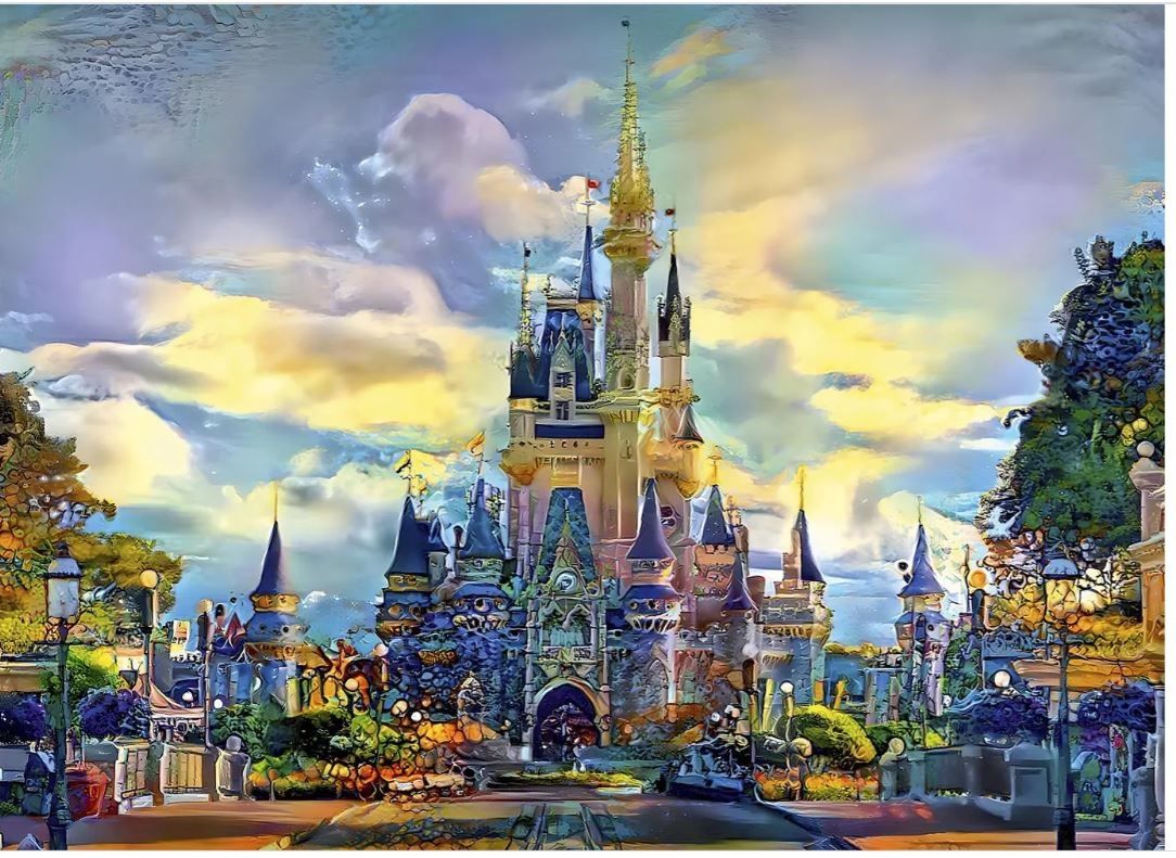 Puzzle Bluebird din 1000 de piese - Castelul Walt Disney | Ozone.ro