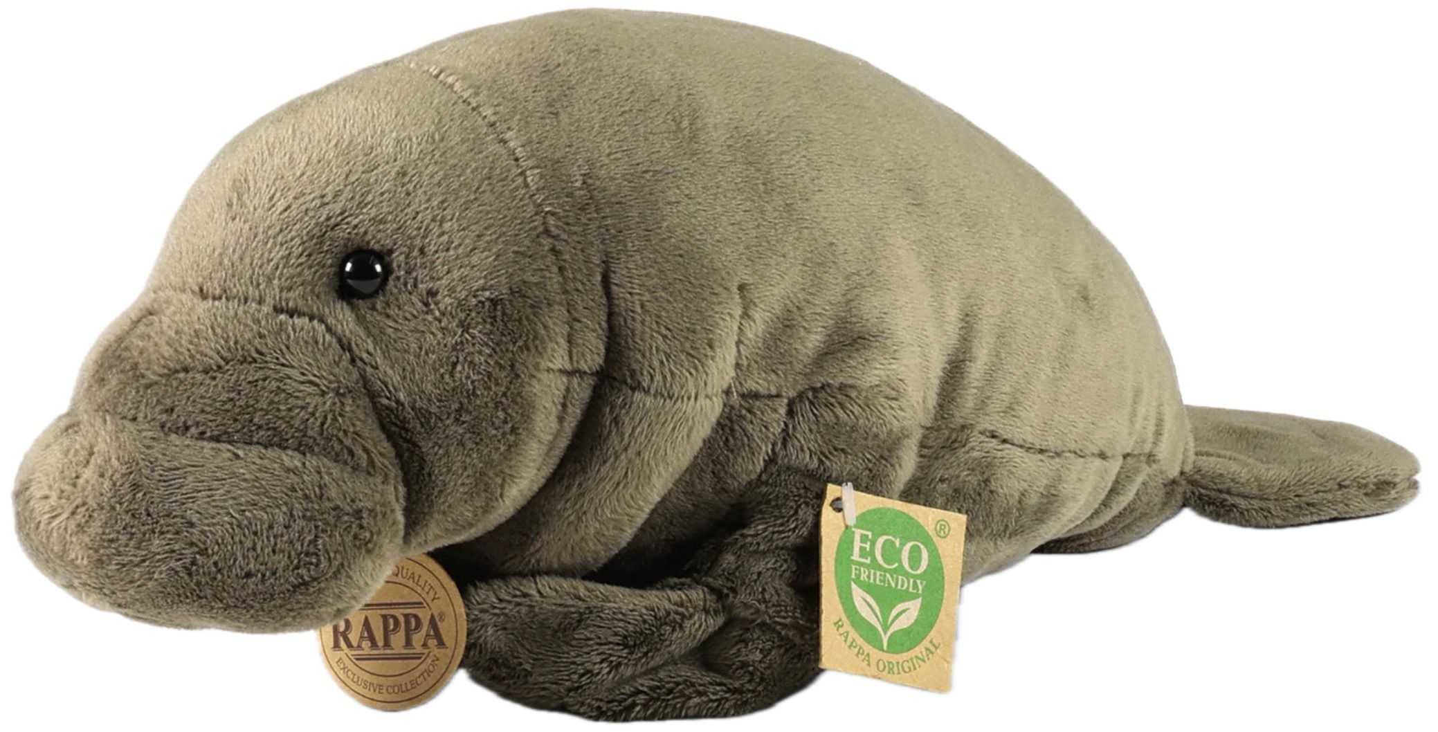 Jucărie de pluș Rappa Eco Friends - Lamantin /Vacă de mare/, 40 cm ...