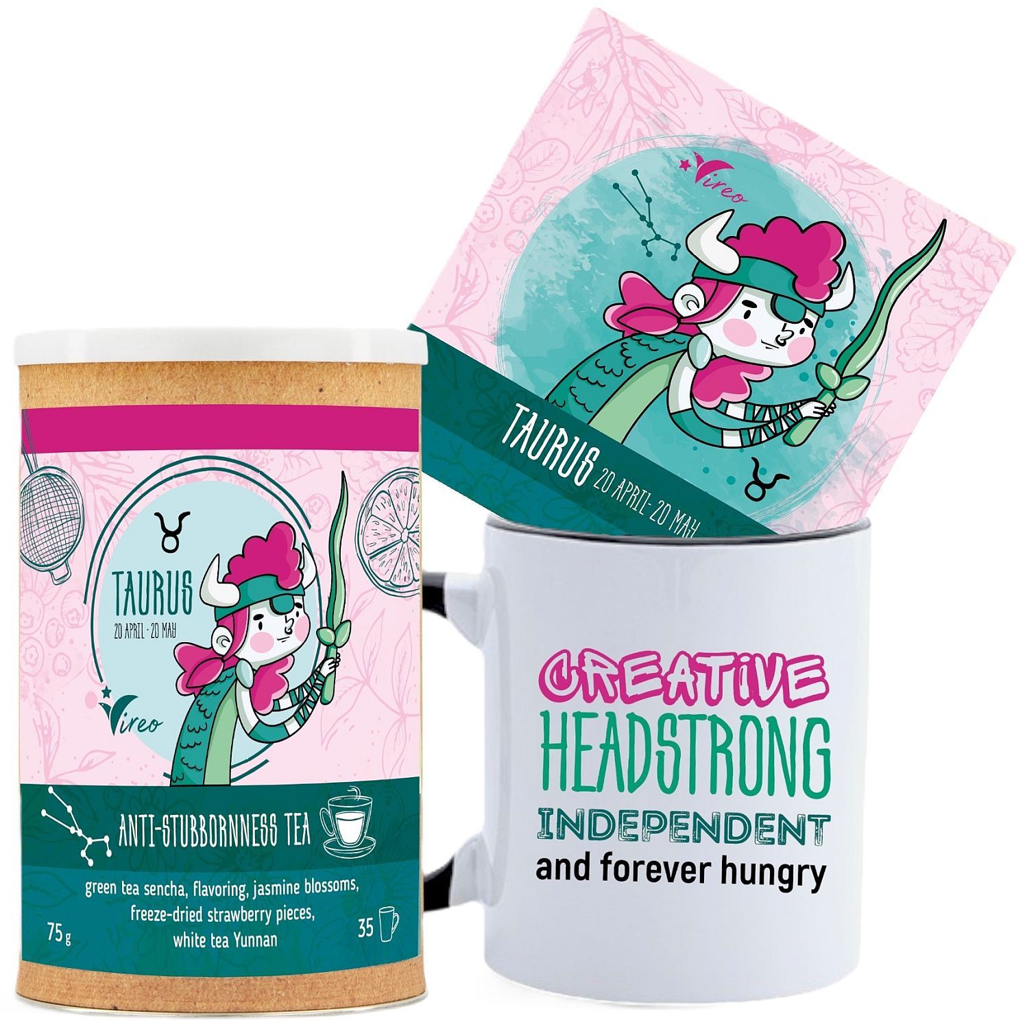 Set cadou Vireo - Zodiac Taurul, EN | Ozone.ro