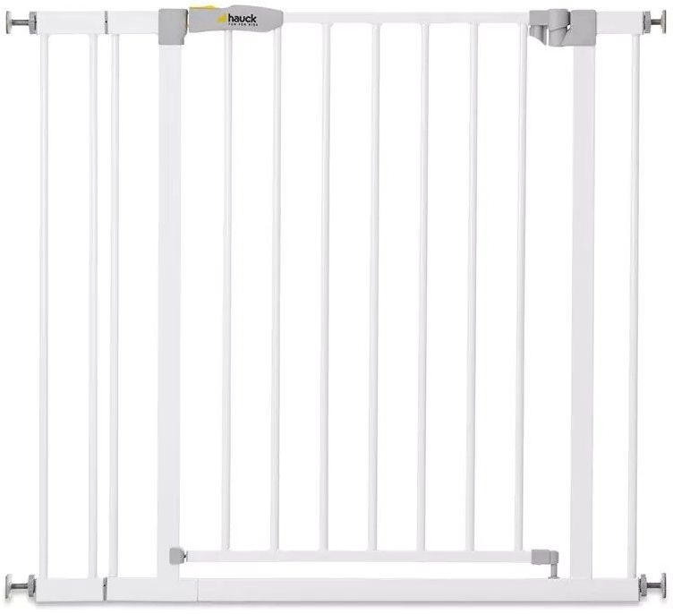 Gard de protectie copii Hauck -Stop N Safe 2,White, cu prelungire 9 cm ...