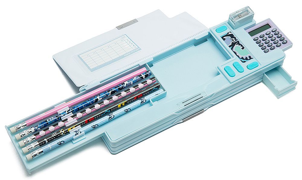 Penar școlar retro YOLO Butterfly - Cu calculator | Ozone.ro