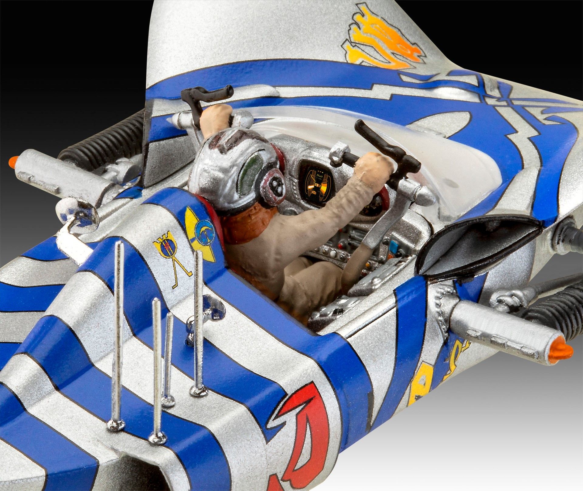 Model asamblat Revell Spaţiu: Star Wars - Set cadou Anakin's Podracer ...